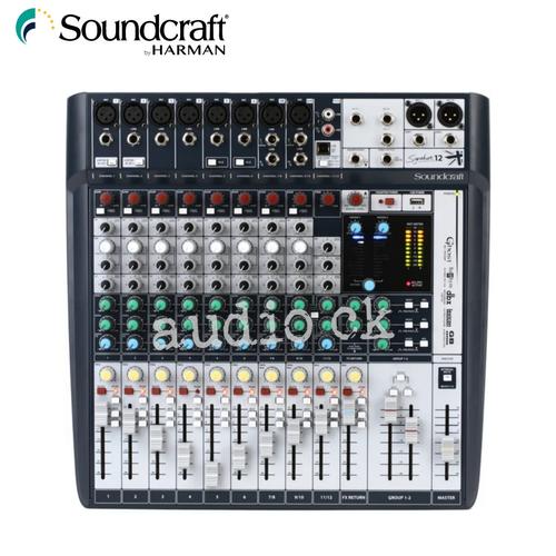 Jual SOUNDCRAFT SIGNATURE 12 MIXER AUDIO 12 CHANNEL ORIGINAL - Jakarta ...