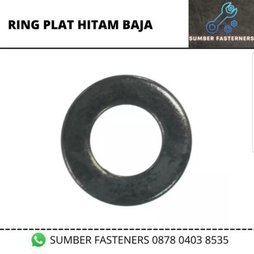 Jual Ring Plat / Washer / Ringplat Baja Hitam M16 Grade 8.8 - Jakarta ...