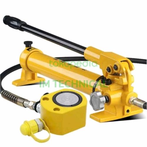 Jual Hydraulic Cylinder Jack 50Ton Stroke 150mm(6"( c/w Pressure ...