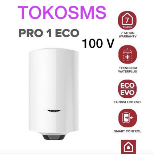 Promo Water heater ariston pro 1 eco 100 v pro1 eco 100V 1,5k ID ...