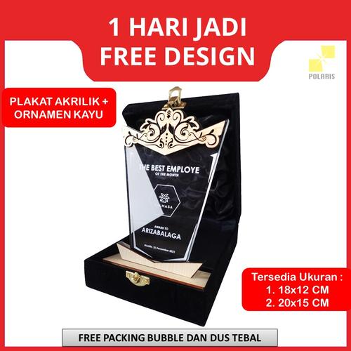 Jual PLAKAT AKRILIK ORNAMEN KAYU + BOX CUSTOM - PLAKAT WISUDA ...