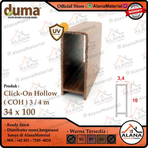 Jual Duma COH Click on Hollow ( 34 x 100 ) 3m 4m WPC Kisi Plint 3 4 m ...