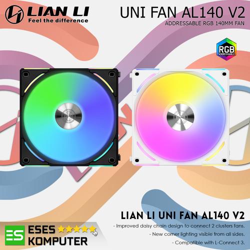 Jual Fan LIAN LI UNI FAN AL140 V2 ARGB AL V2 140mm 14cm Single Pack ...