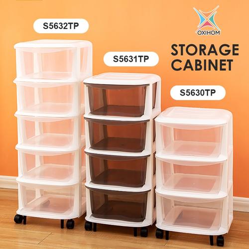 Jual OXIHOM Lemari Laci Rak Kabinet Baju Pakaian Plastik Susun ...