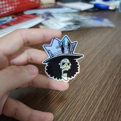 Jual Sticker Hologram Anime - PSH1661 - One Piece - Brook - Jakarta ...