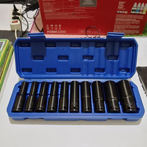 Jual Mata Sok Impact Set Lengkap Mata Shock Impact Panjang 10Pcs 8-24mm CRV - Kota Depok - Pusat ...