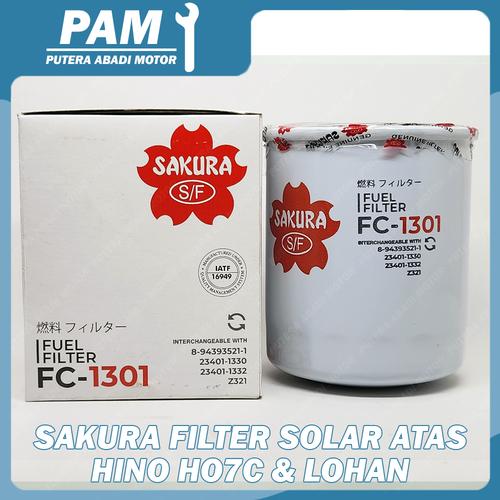 Jual Filter Solar Atas Hino Lohan & HO7C tipe FC-1301 Sakura - Kota ...