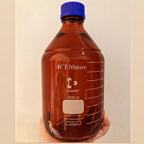Jual DURAN Laboratory / Lab Bottle Amber 2000ml, 3500ml, 5000ml, 10000ml - 2000 ml - Jakarta ...