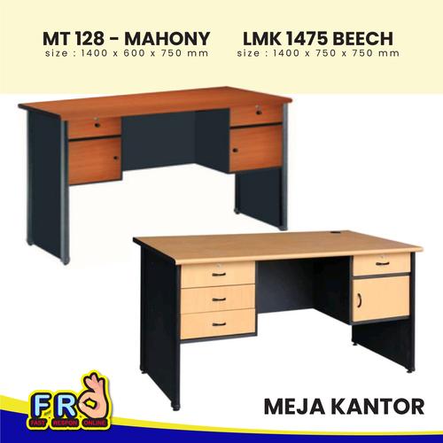 Jual MEJA TULIS/MEJA KERJA/MEJA OFFICE/MEJA KANTOR/MEJA STAFF 140 X 75 ...