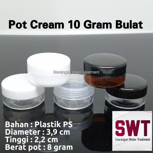 Jual Pot Cream 10 gram bulat / Pot Jar 10gram / Pot cream 10gr Bulat ...