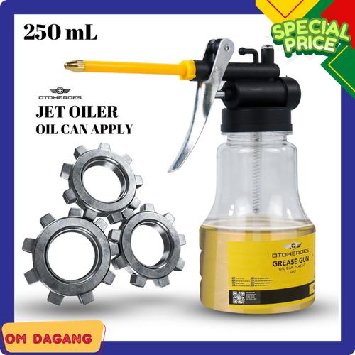 Jual OTOHEROES 250 mL Jet Oil Jet Oiler Botol Oli Pelumas Pompa Manual ...