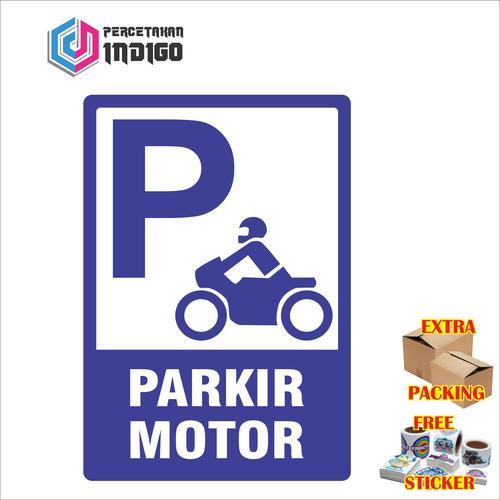 Jual plat alumunium rambu parkir motor - 30x40 - Kab. Bekasi ...