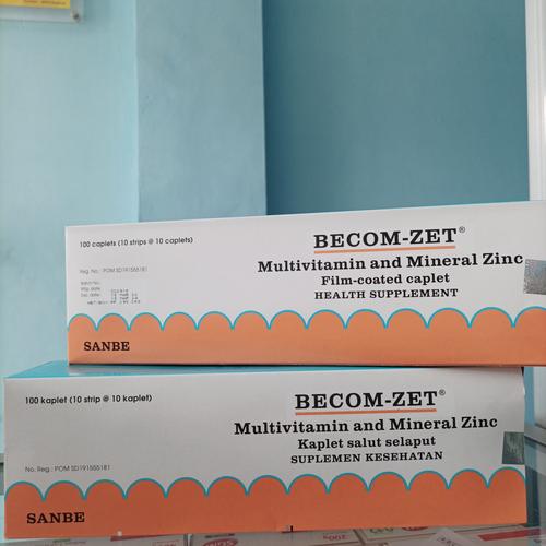 Jual BECOMZET MULTIVITAMIN 1 BOX 10 STRIP - 1 BOX BECOMZET - Jakarta ...