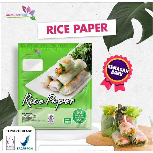 Jual Rice Paper Roll 50 Lembar Java Super Food HALAL - Kota Makassar ...