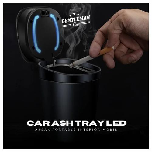 Jual Premium Car Ash Tray LED Tempat Portable Asbak Interior Mobil ...