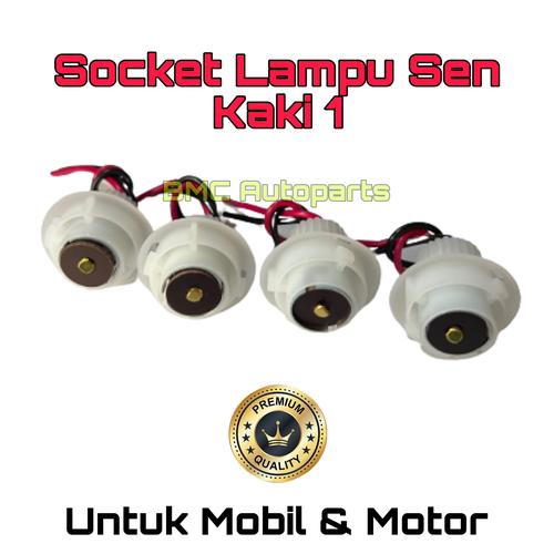 Jual Socket / Fitting Bohlam Lampu Sen Kaki 1 Mobil & Motor - Soket ...