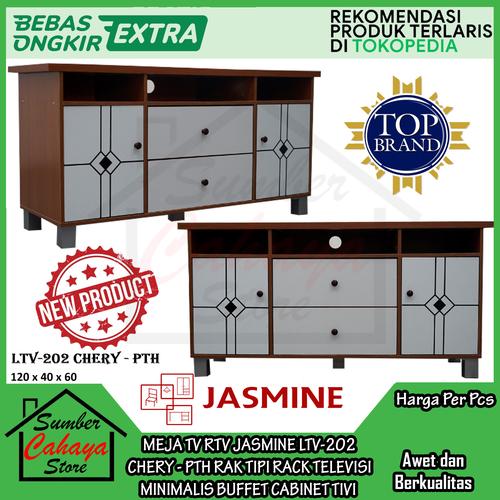 Jual [Kargo] MEJA TV RAK RTV JASMINE LTV 202 CHERRY-PTH MINIMALIS RAKK TIPI - TANPA RAKIT - Kota ...