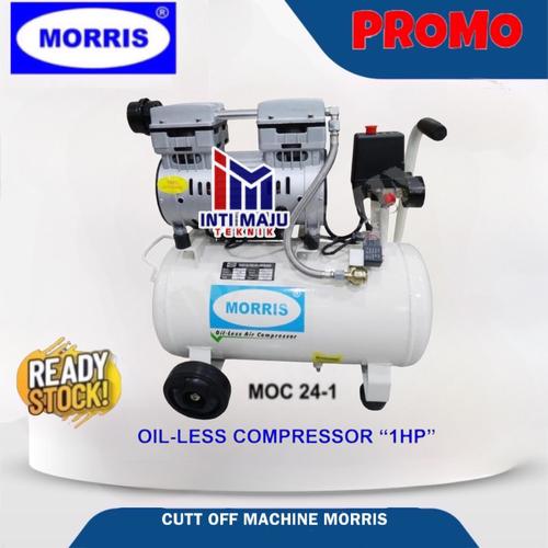 Jual Oilless Air Morris Moc 24-1 Compressor Kompresor Angin 1HP Listrik ...