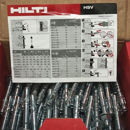 Jual Dynabolt Hilti HSV M8 x 75 isi 100pcs - Kab. Bekasi - KinBim Part ...