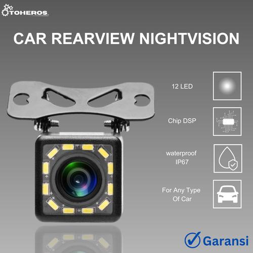 Jual Kamera Belakang Mobil Sensor Car Rear View Camera 12 LED ...