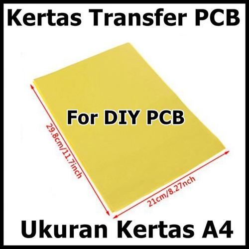 Jual Kertas Kuning Jalur PCB Transfer Paper A4 Toner Laser Thermal ...