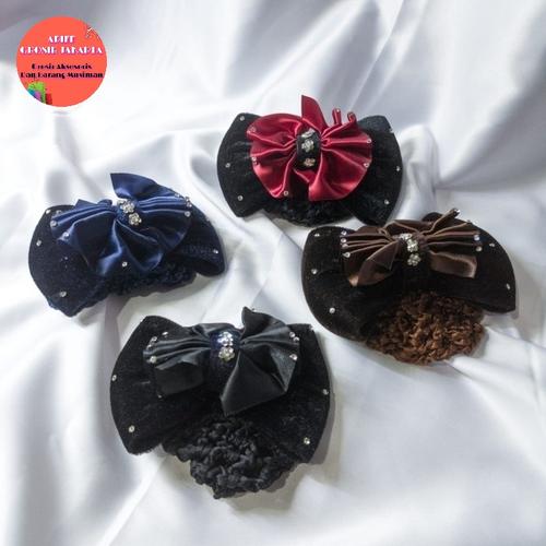 Jual Jepit Hairnet Jepitan Harnet Tebal Jepit Rambut Cepol Pita Sanggul ...