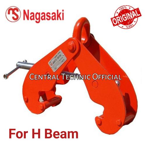 Jual Alat Gantung Chain Block Hoist Nagasaki Beam Clamp 1 Ton Klem Baja ...