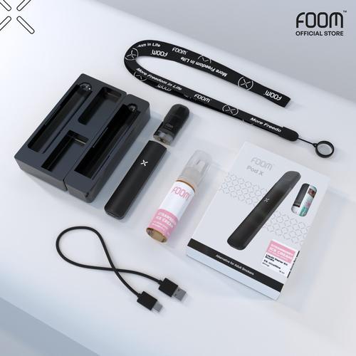 Jual BUNDLING FOOM X POD KIT WITH LIQUID BY FOOM LAB - SPACE GREY ...