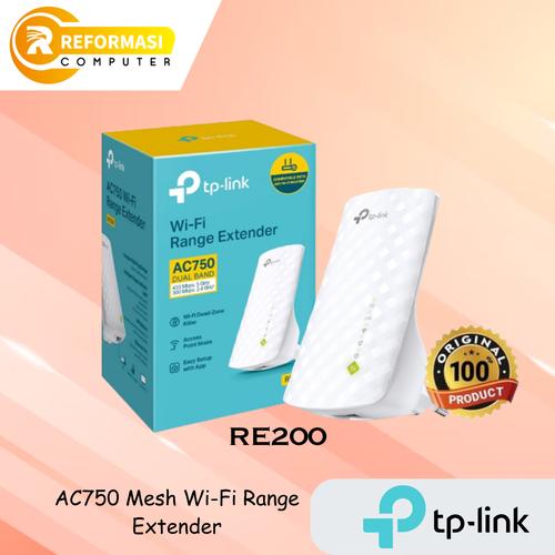 Jual TP-LINK RE200 AC750 WiFi Range Extender ARCHER SERIES TL-RE200 ...