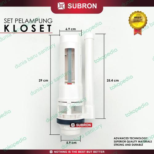 Promo hanya pembilas closet dual flush Subron tangki tinggi - Kab ...