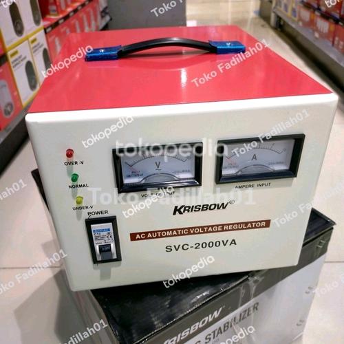 Promo KRISBOW stabilizer listrik analog 2000 Va / stabilizer krisbow 2 ...