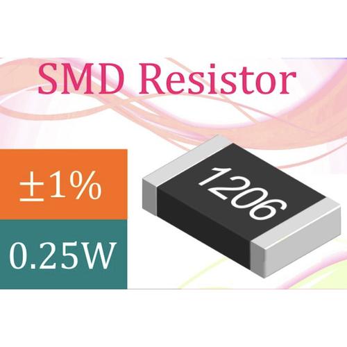 Jual Resistor 1206 120R 1% toleransi 121 SMD 1/4W 120 Ohm 3.2x1.6 mm ...