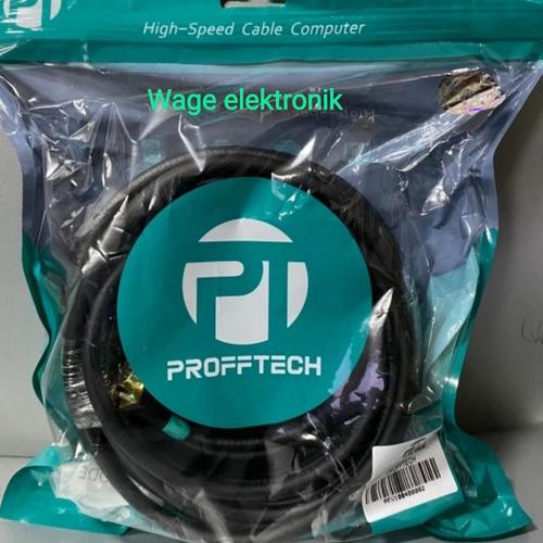Jual Kabel VGA to VGA / Kabel VGA male to male 20M Profftech Gold plate ...