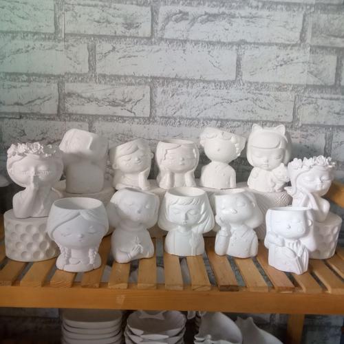 Jual PATUNG SOUVENIR MINI SUKULEN LUCU KARAKTER POT POLOS NORDIC STYLE ...