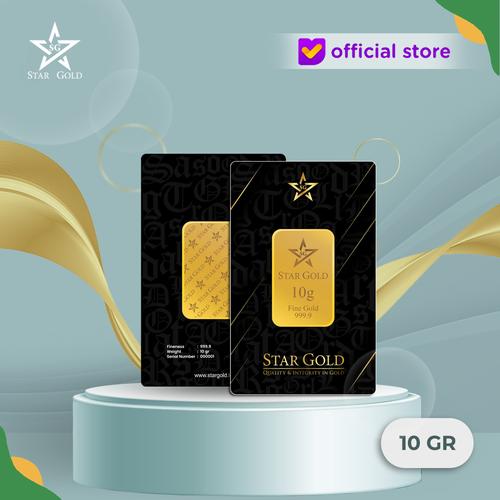 Promo Emas Logam Mulia 24K STARGOLD 10gr - Asli, Bersertifikat Cicil 0% ...