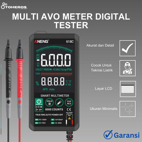 Promo Multi Avo Meter Digital Tester Multitester Avometer Multimeter ...