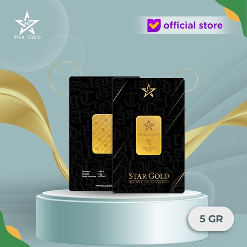 Promo Emas Logam Mulia 24K STARGOLD 5gr - Asli, Bersertifikat Cicil 0% ...