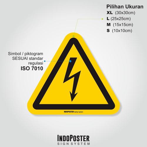 Jual ready!! stiker safety sign rambu k3 standar iso 7010 simbol ...