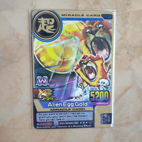 Jual Kartu Animal Kaiser Alien Egg Gold Miracle Card Evo 8 KW - Kab ...