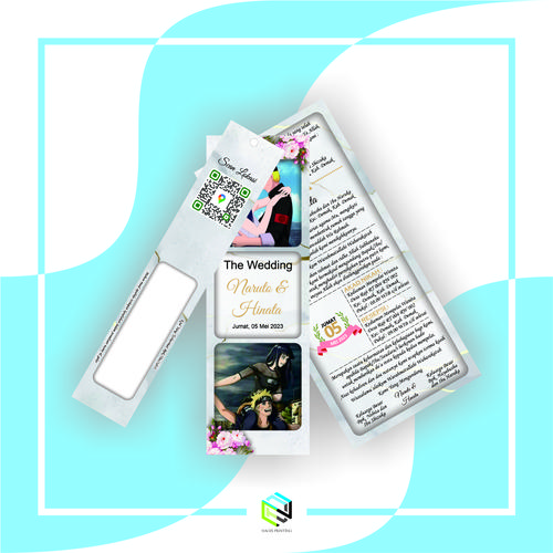Jual Undangan Pernikahan Hang Tag Isi 3 Lembar Naozi Printing NP122 ...