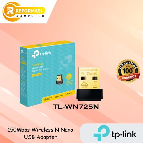 Jual Usb Wifi Mini Wireless Adaptor Tp-Link Tl-Wn 725n - Jakarta Barat ...