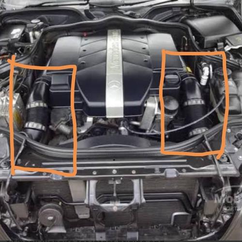 Jual Pipa Filter Udara Intake Mercedes W211 E240 E260 2000-2006 - kanan ...