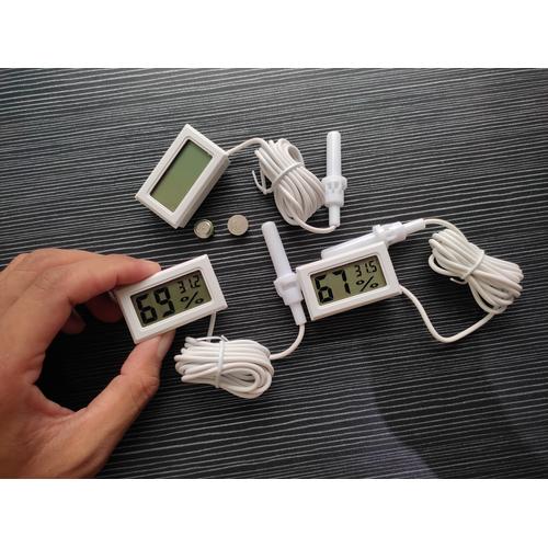 Promo Mini Digital Thermometer & Hygrometer with Probe /Ukur Suhu Dan ...