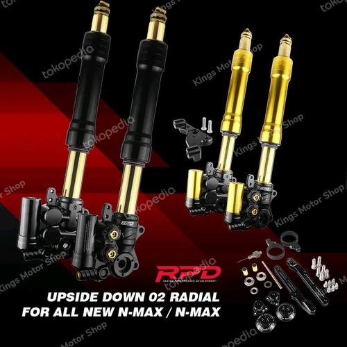 Jual Shock Upside Down RPD V.2 Radial Yamaha New NMAX 2020 - Kuning ...