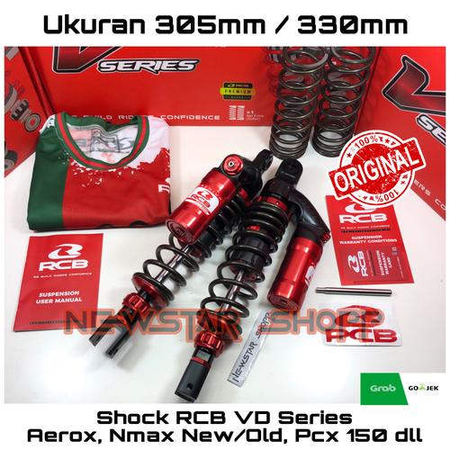 Jual Shockbreaker Shock Tabung RCB VD 305 330 mm Aerox Nmax Old New PCX ...
