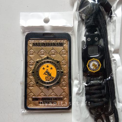 Jual Custom Id Card Intel logo kresna wayang lanyard tanda pengenal kta ...