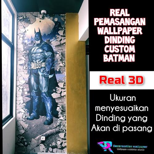 Jual Wallpaper Dinding 3D Motif Batman - Wallpaper Custom 3D - Kota ...