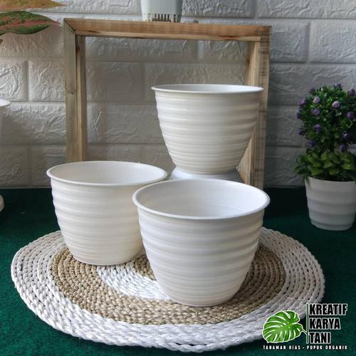 Jual Pot tanaman - Pot tawon - Pot tanaman hias - Pot tawon putih ...