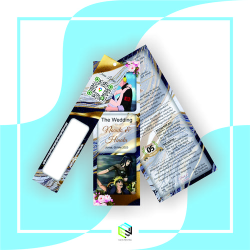 Jual Undangan Pernikahan Hang Tag Isi 3 Lembar Naozi Printing NP130 ...