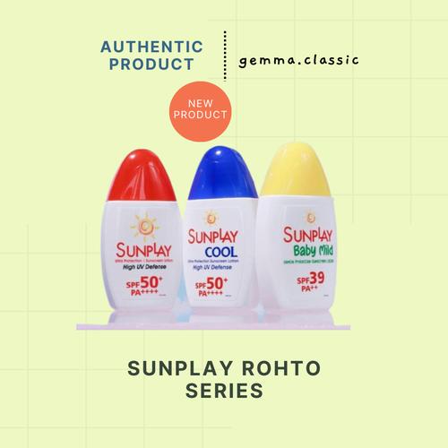 Jual SUNPLAY Ultra Protection Sunscreen Lotion SPF50 / Cool Defense ...